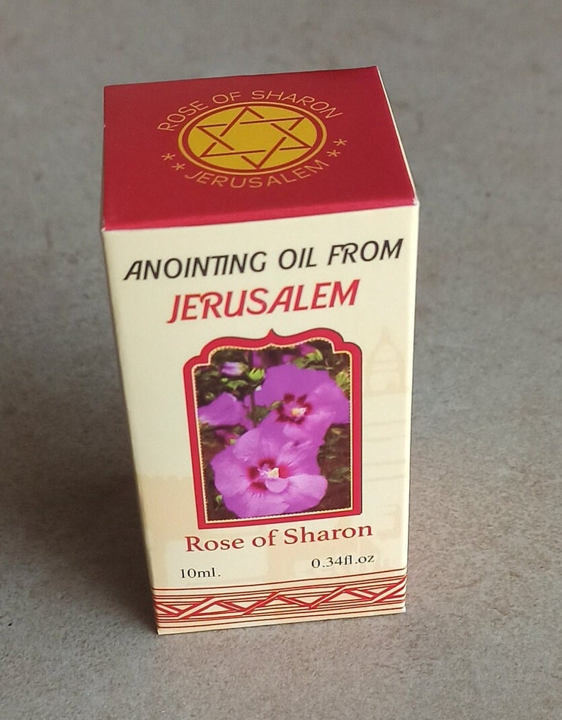 Anointing Oil Rose of Sharon Blessing From Jerusalem Product of Holy ...