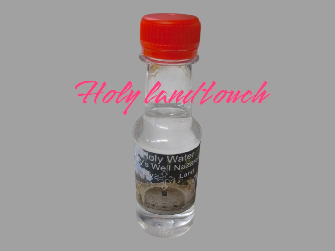Holy Water Virgin Mary's Well Nazareth Holy Land Souvenir Bottle - Etsy