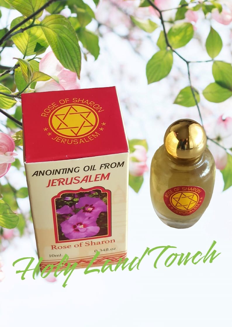 Anointing Oil Rose of Sharon Blessing From Jerusalem Product of Holy ...