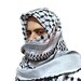 Keffiyeh Black and White Tag Shawl Scarf Palestinian Keffiyeh Gift Men ...
