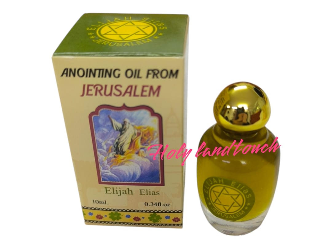 Anointing Oil From Jerusalem Elijah Elias Blessing Hand Made Holy Land Gift - Etsy
