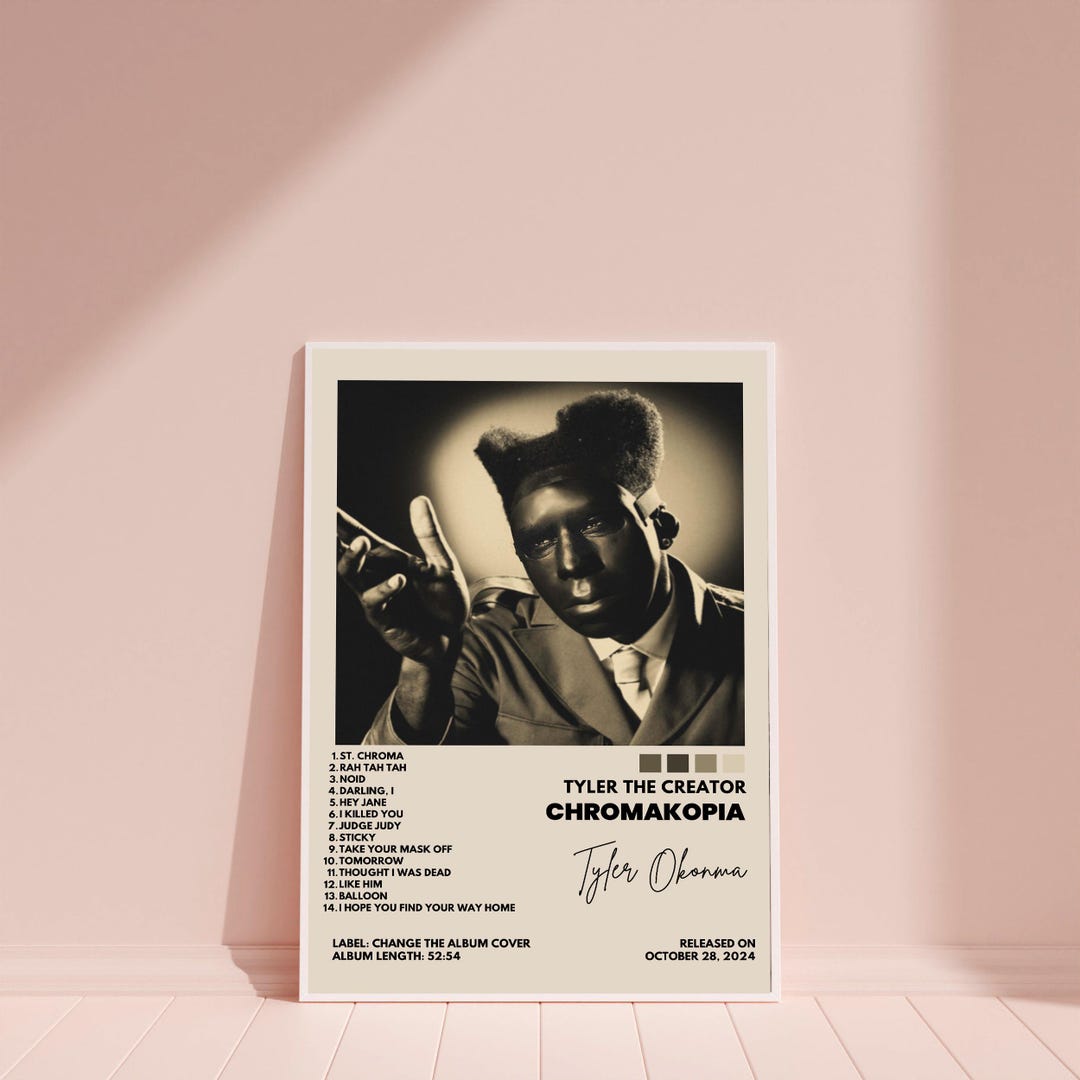 Digital Download : Chromakopia Poster Album Cover - Tyler, the Creator ...