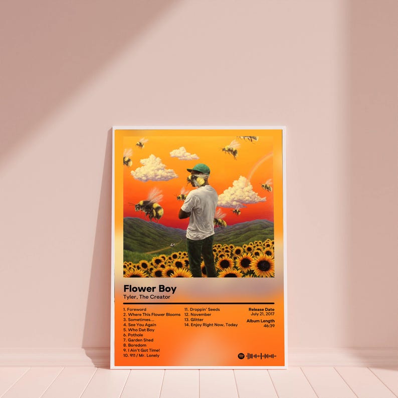 Digital Download : Tyler the Creator - Flower Boy Album Cover ...
