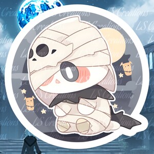 Mummy Sticker Sheet Cute Mummy Sticker Spooky Mummy Sticker Anime Mummy ...