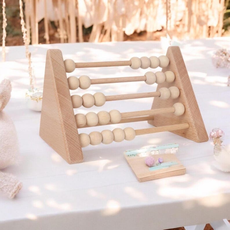 Wooden Montessori Abacus Healty and Educational Toy - Etsy