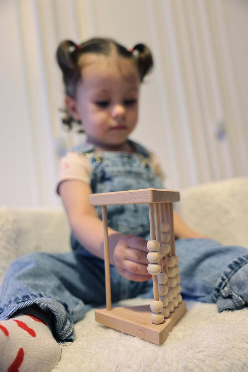 Wooden Montessori Abacus Healty and Educational Toy - Etsy
