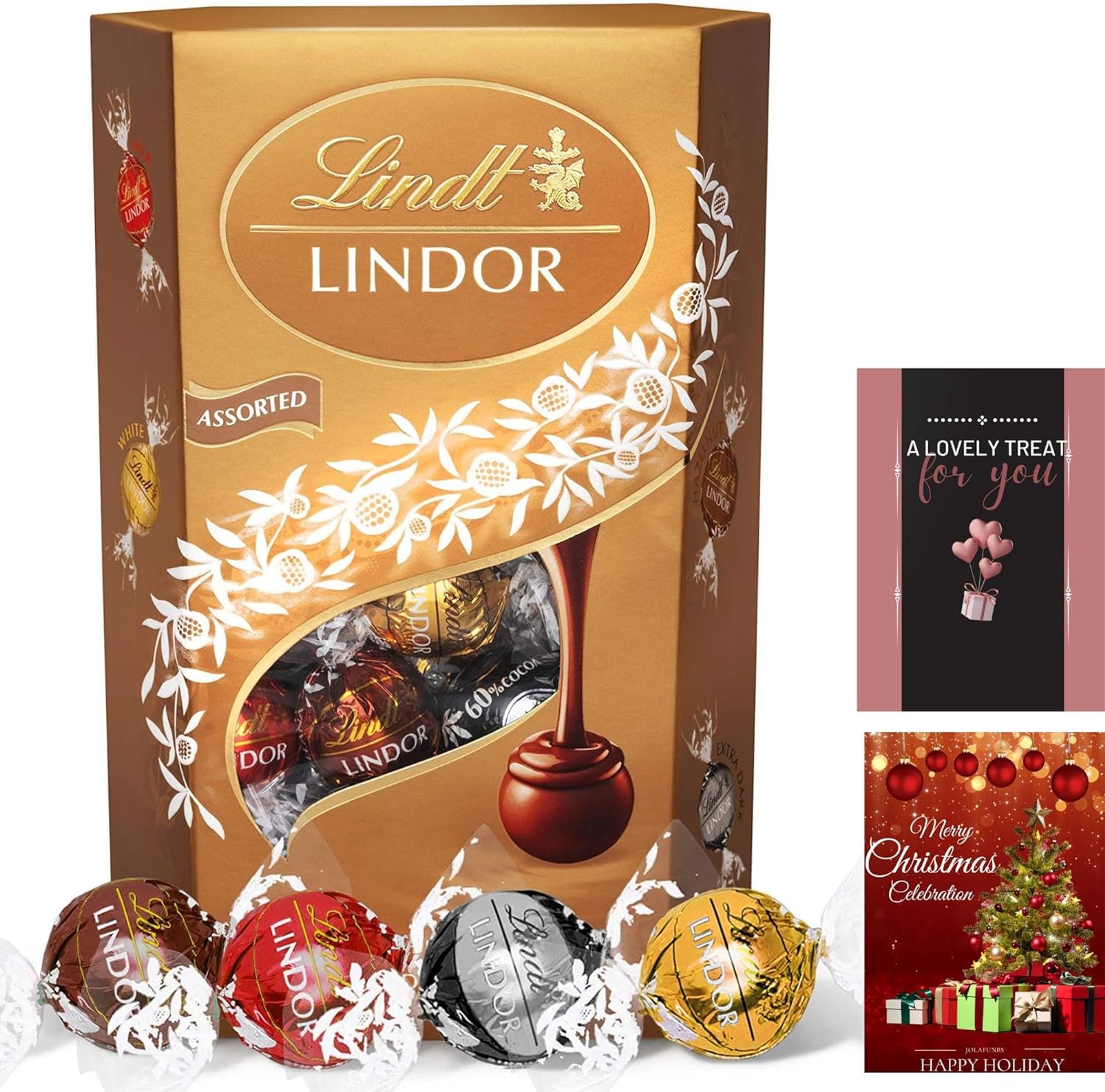 Lindt Lindor Milk Chocolate Truffles Box 337g & Cards - Etsy
