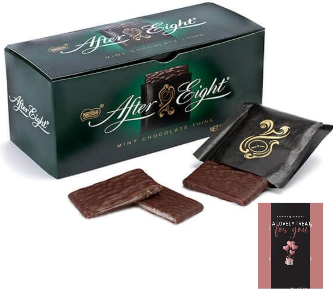 Fondant After Eight chocolat noir menthe 300 g avec cartes - Etsy France