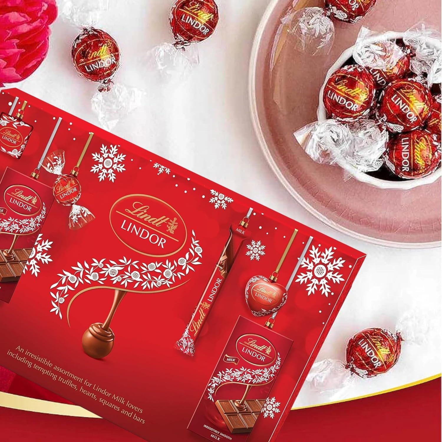 Chocolate Gift Box Lindt Lindor Selection Box Christmas 500g - Etsy