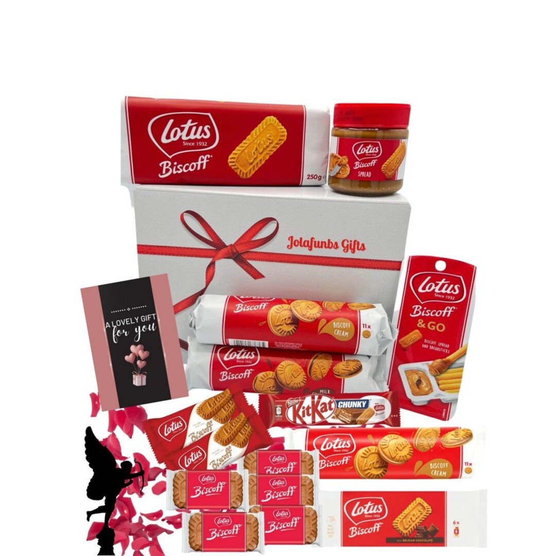 Lotus Biscoff Biscuits Hamper Birthday,hug in a Box, Letterbox Gift ...