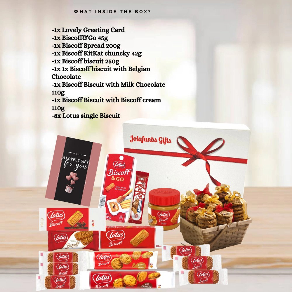 Lotus Biscoff Biscuits Hamper Birthday,hug in a Box, Letterbox Gift ...
