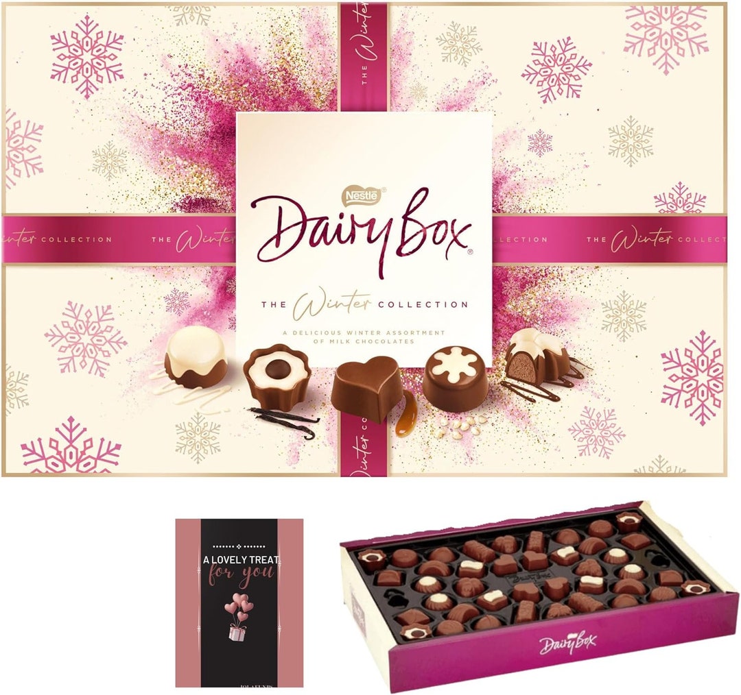 Nestle Dairy Box Chocolate Gift Box the Winter Collection Milk - Etsy