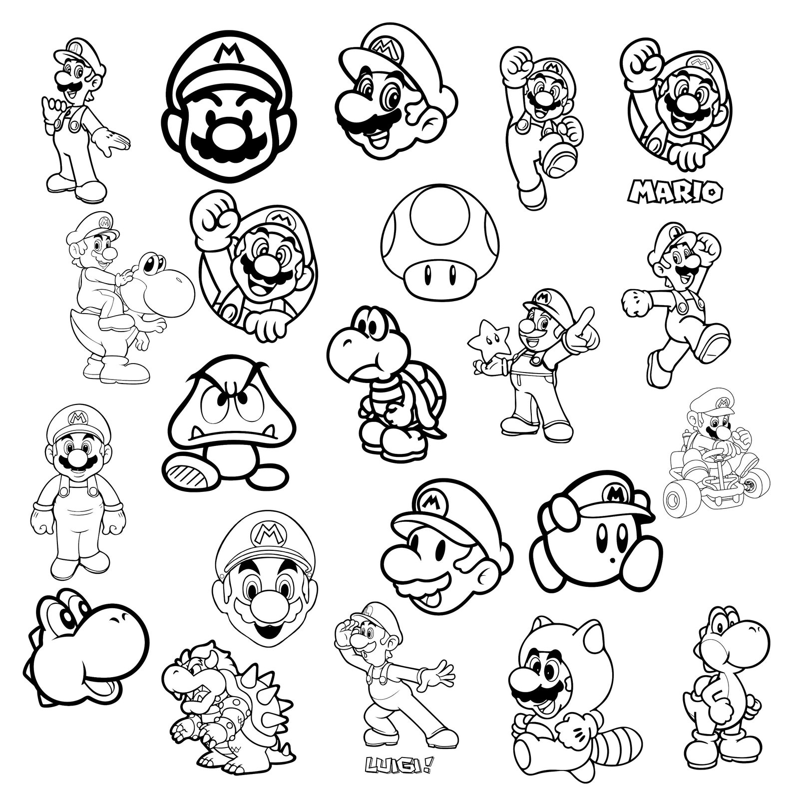 Super Mario Svg Super Mario Mario Svg Super mario outline - Etsy España