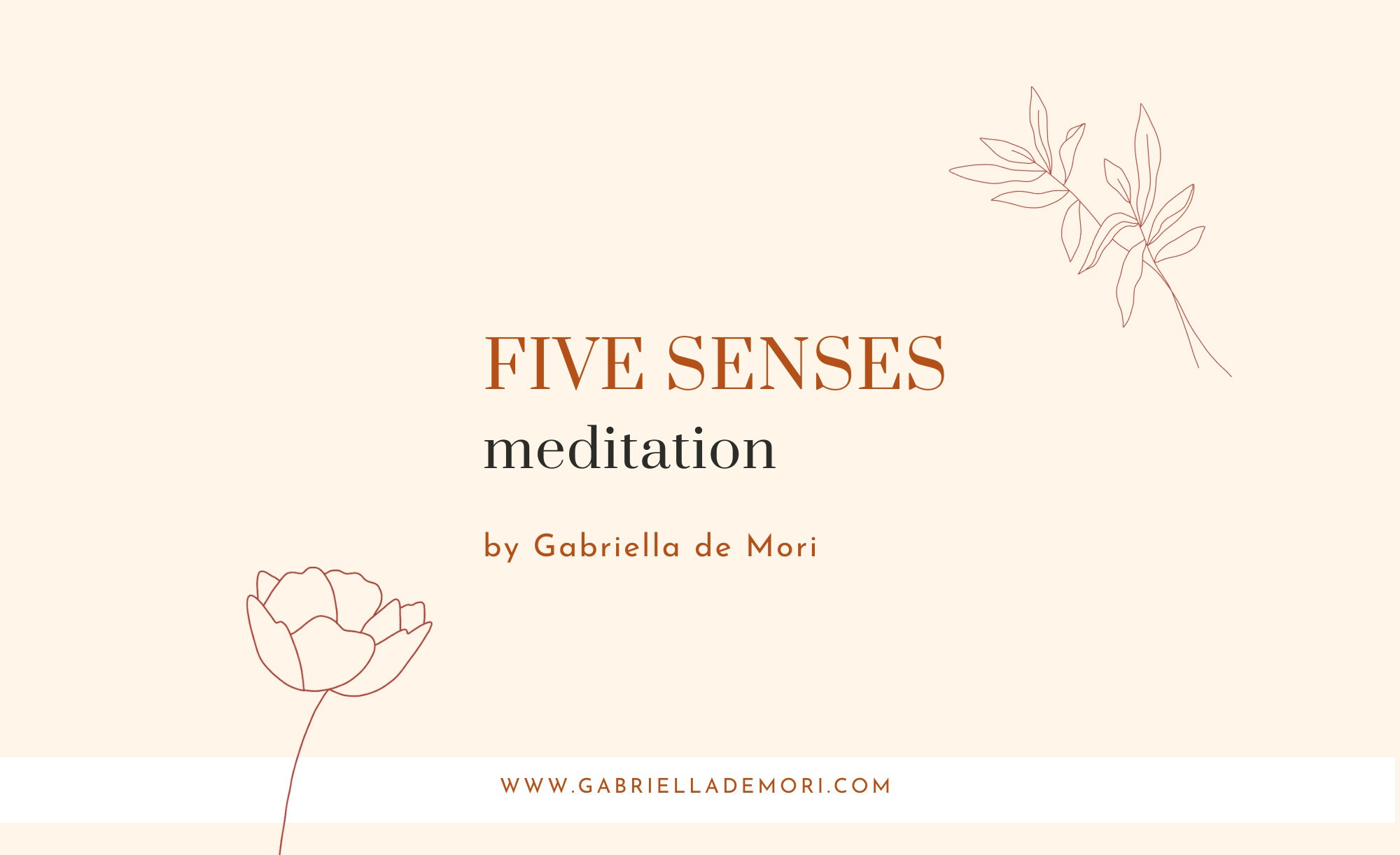 Five Senses Guided Meditation Stop Ground Yourself and - Etsy