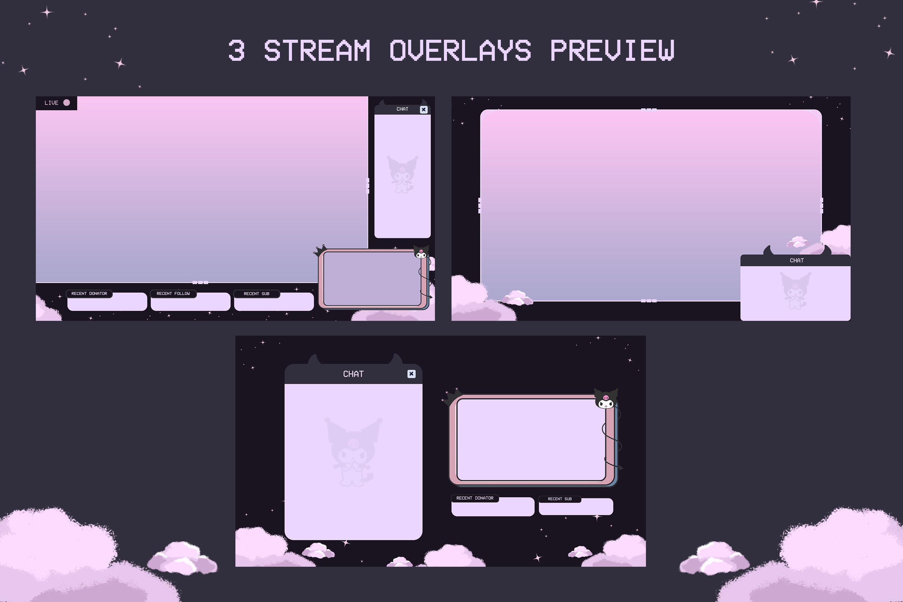Animated Lofi Stream Overlay Pack - Etsy