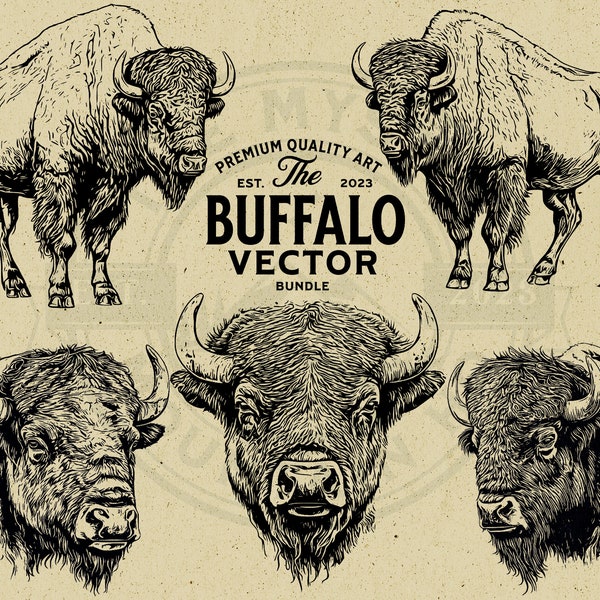 Buffalo Print - Etsy