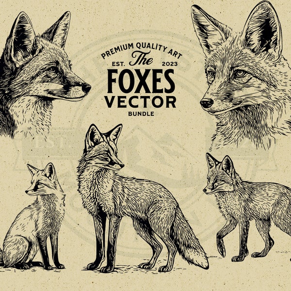 Fox Print - Etsy