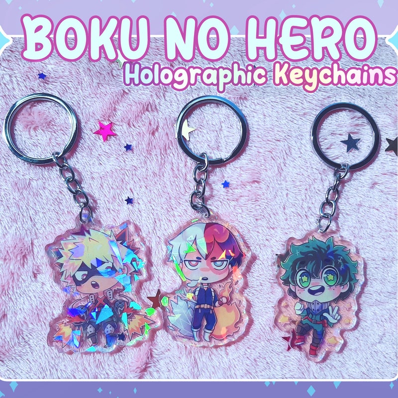 My Hero Academia Keychain - Etsy