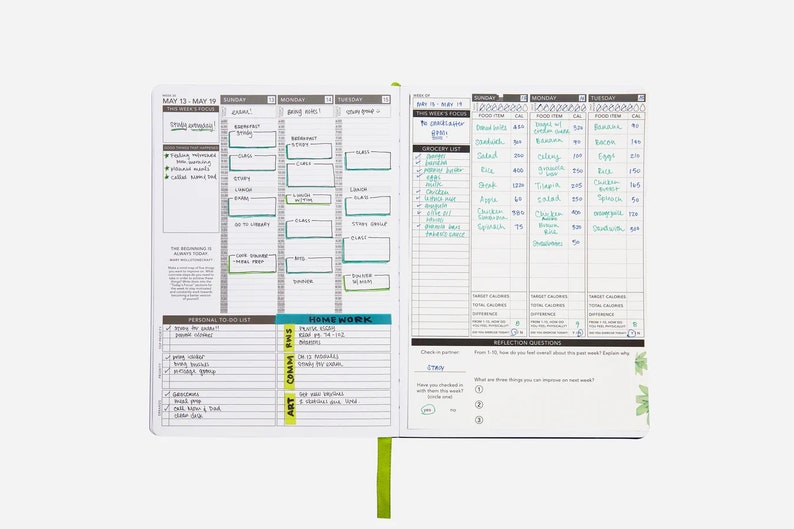 Digital Calorie Tracker Planner - Acheive Your Health Goals. - Etsy