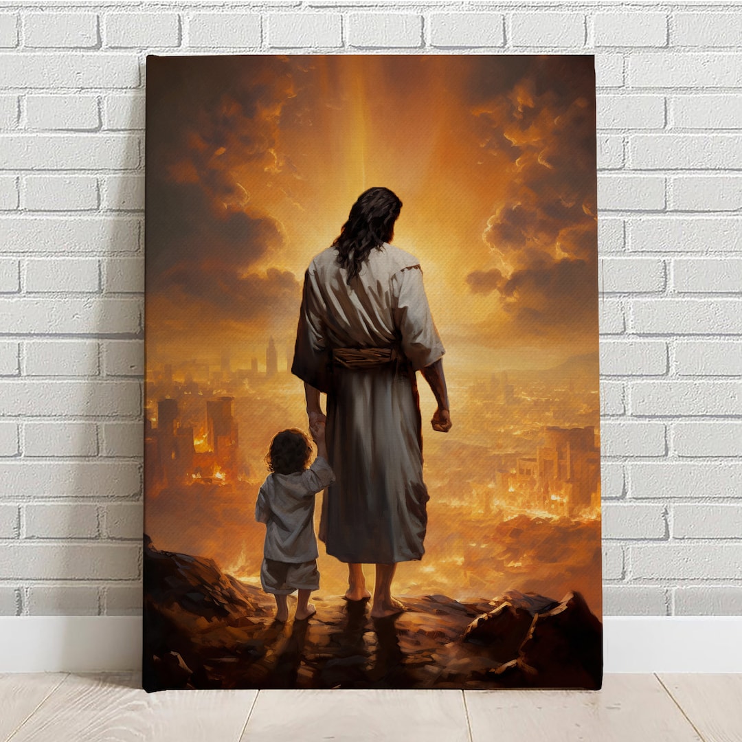 Jesus Saves Israel, Digital Download, Christian Painting, Christian Art ...