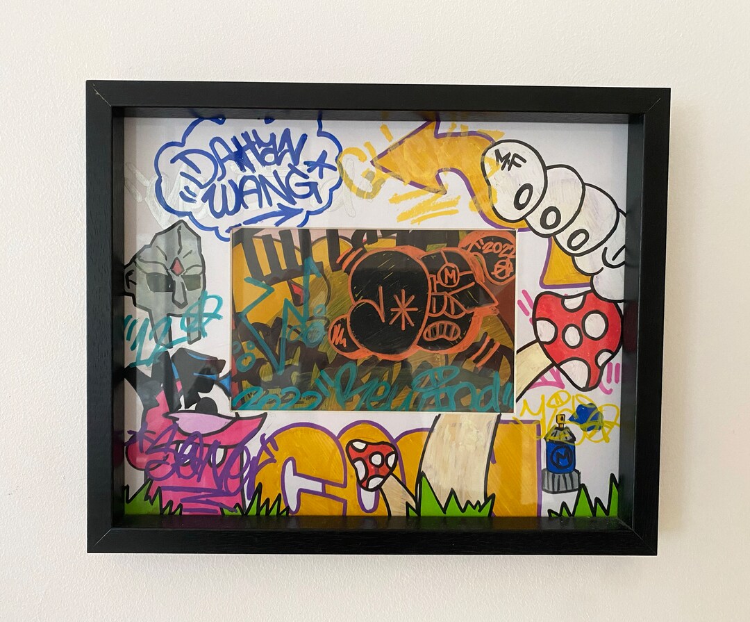 Graffiti Street Art Tag drawing Posca Illustration Table Frame ...