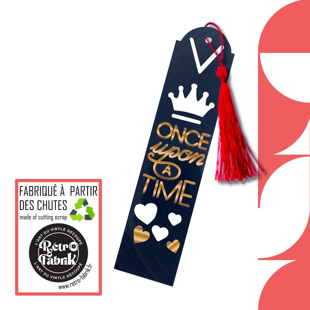 ONCE UPON A TIME Bookmarks Real Vinyl Record Cutting Scraps - Etsy