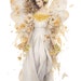 Watercolor Flower Angels, Angel Clipart, Angel Clip Art, Angel PNG ...