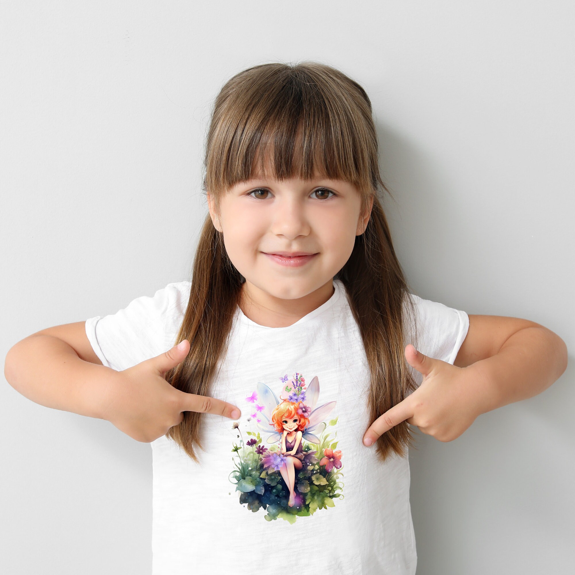 Cute Forest Fairy Clipart Flower Fairy Clip Art Fairies - Etsy