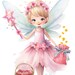 Cute Tooth Fairy, Watercolor Clipart, PNG Fairy Clipart, Fairy Tale ...