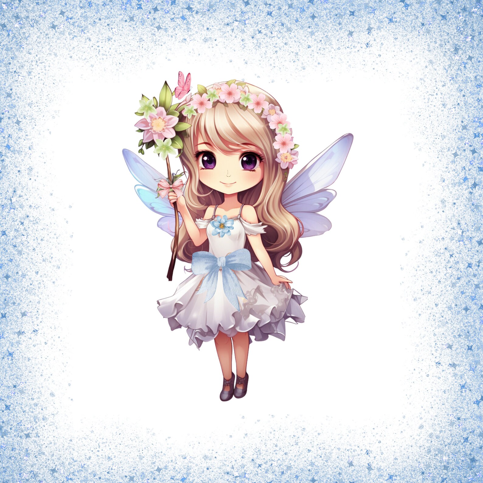 Cute Fairy PNG, Fairy Clipart, Garden Fairy, Digital Download, Girls ...