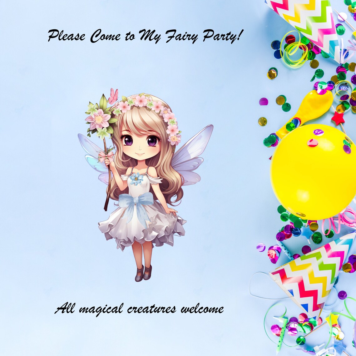 Cute Fairy PNG, Fairy Clipart, Garden Fairy, Digital Download, Girls ...
