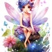 Cute Forest Fairy Clipart Flower Fairy Clip Art Fairies - Etsy