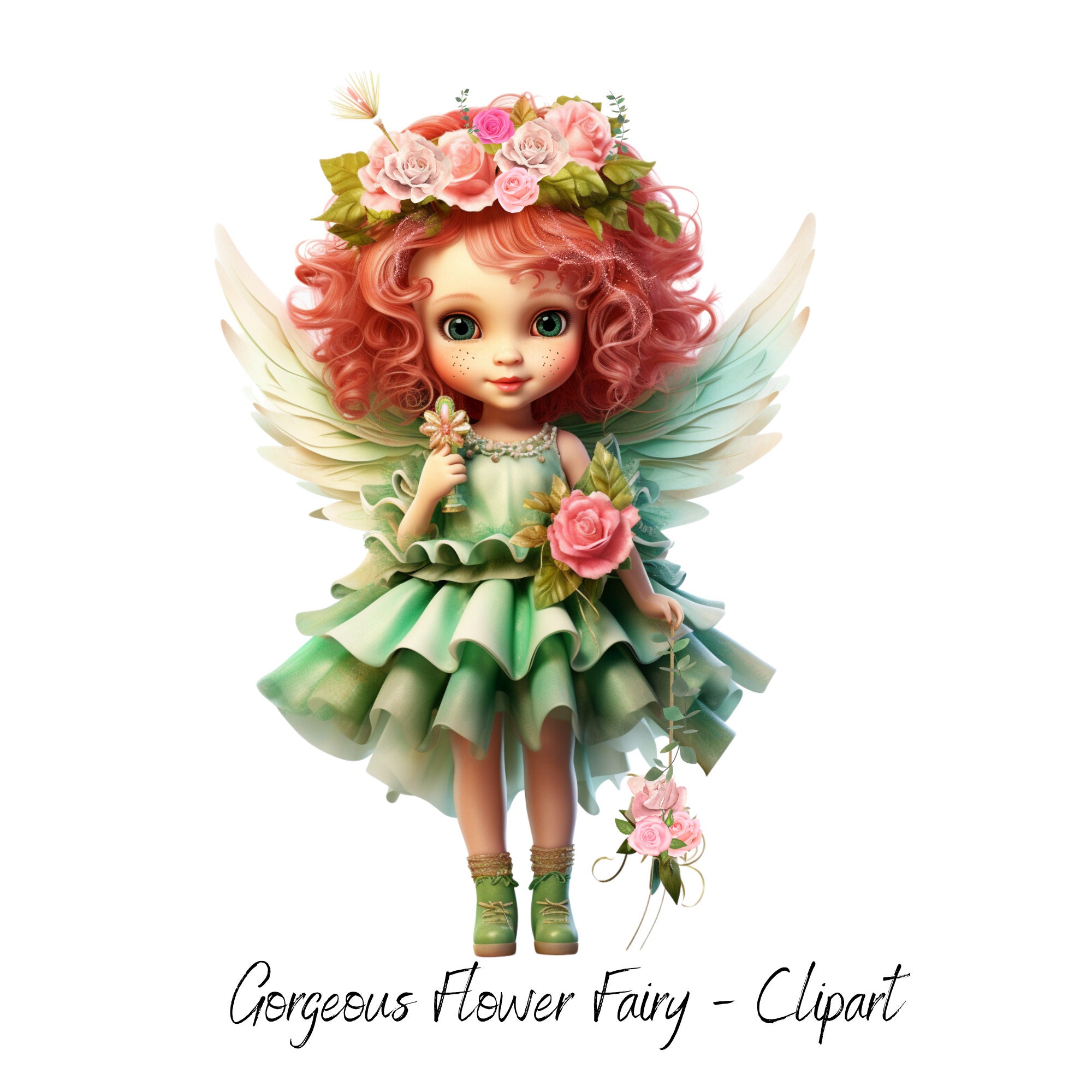 Cute Fairy Clipart Fairy Clip Art Fairies Clipart - Etsy