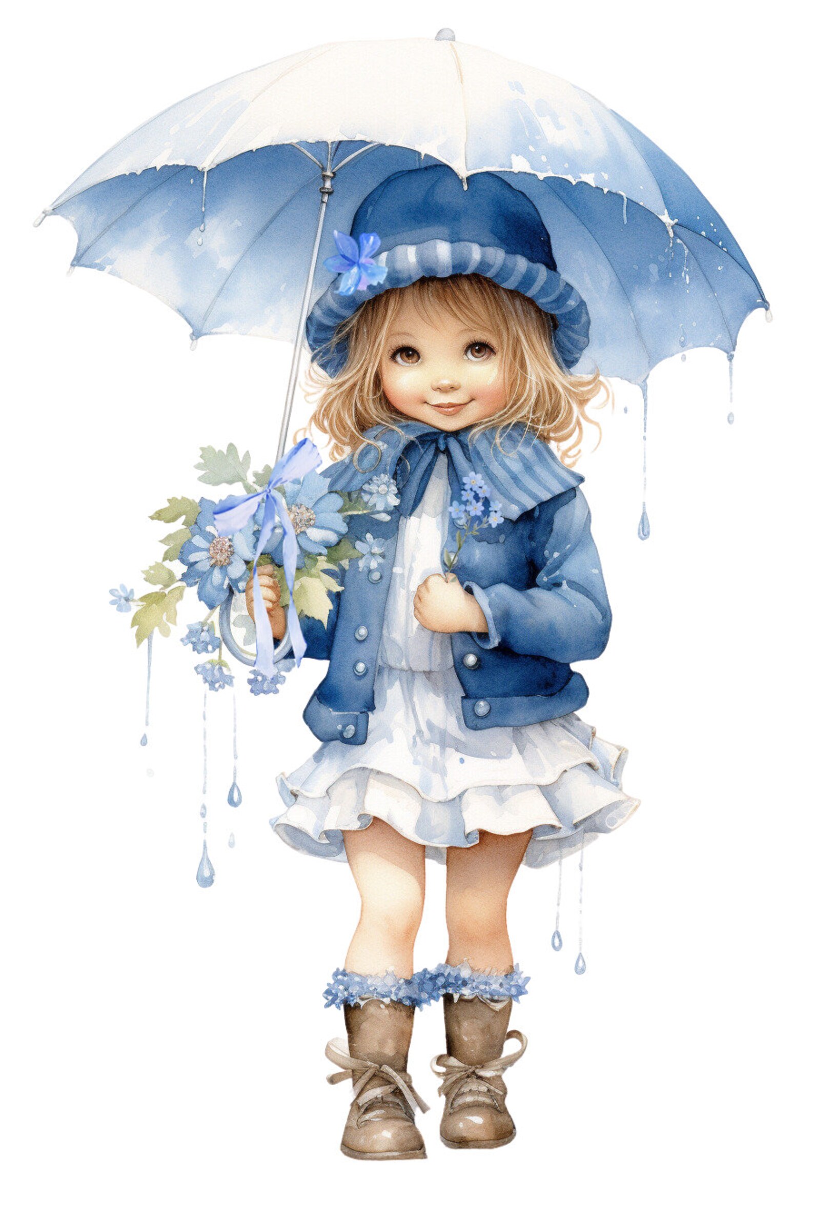 Little Girl Clip Art, Girl Clip Art, Girls Clip Art, Cute Girl Holding ...