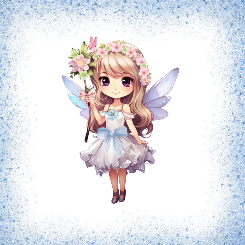 Cute Fairy PNG, Fairy Clipart, Garden Fairy, Digital Download, Girls ...