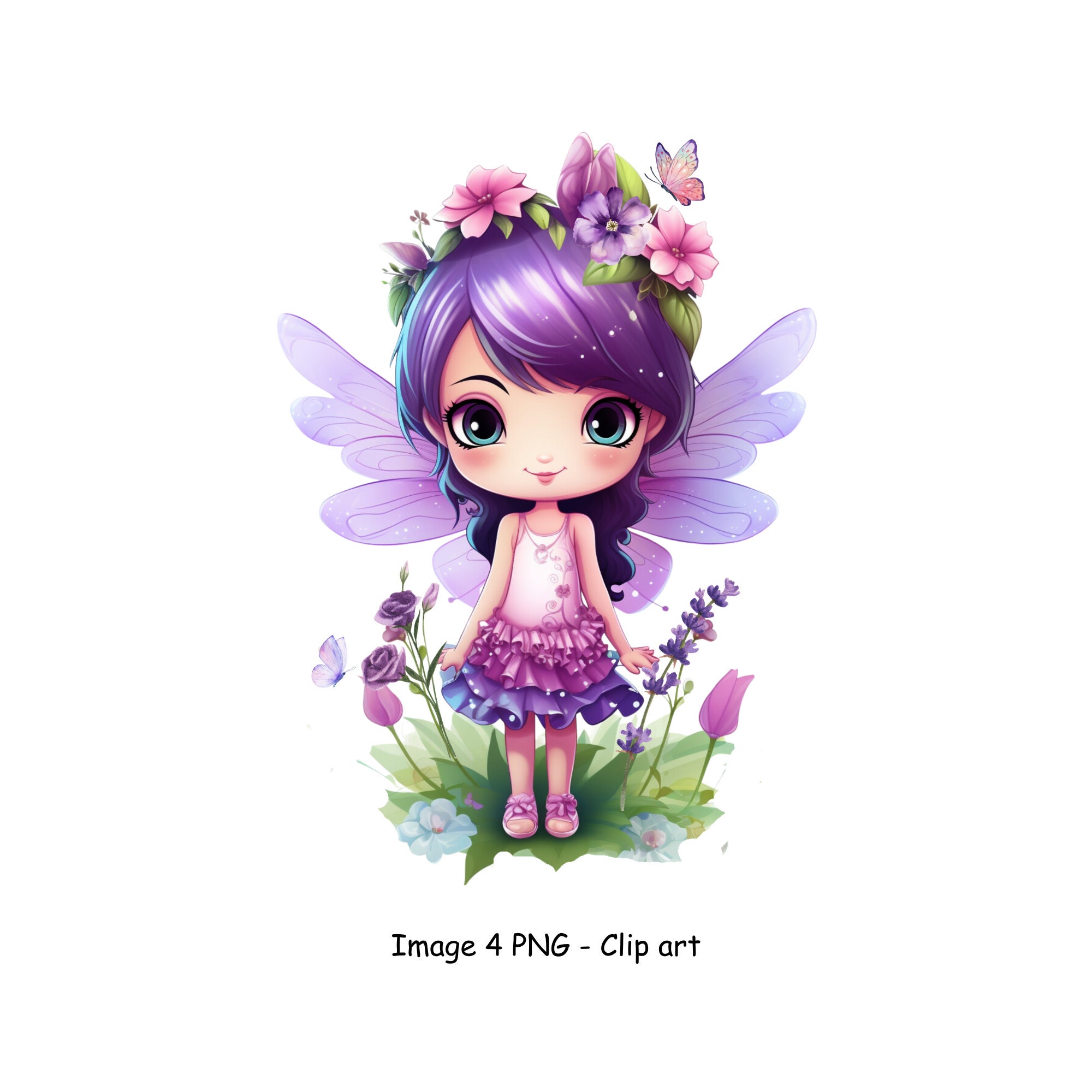 Cute Fairy Clipart, Fairy Clip Art, Fairies Clipart, Watercolor Clipart ...
