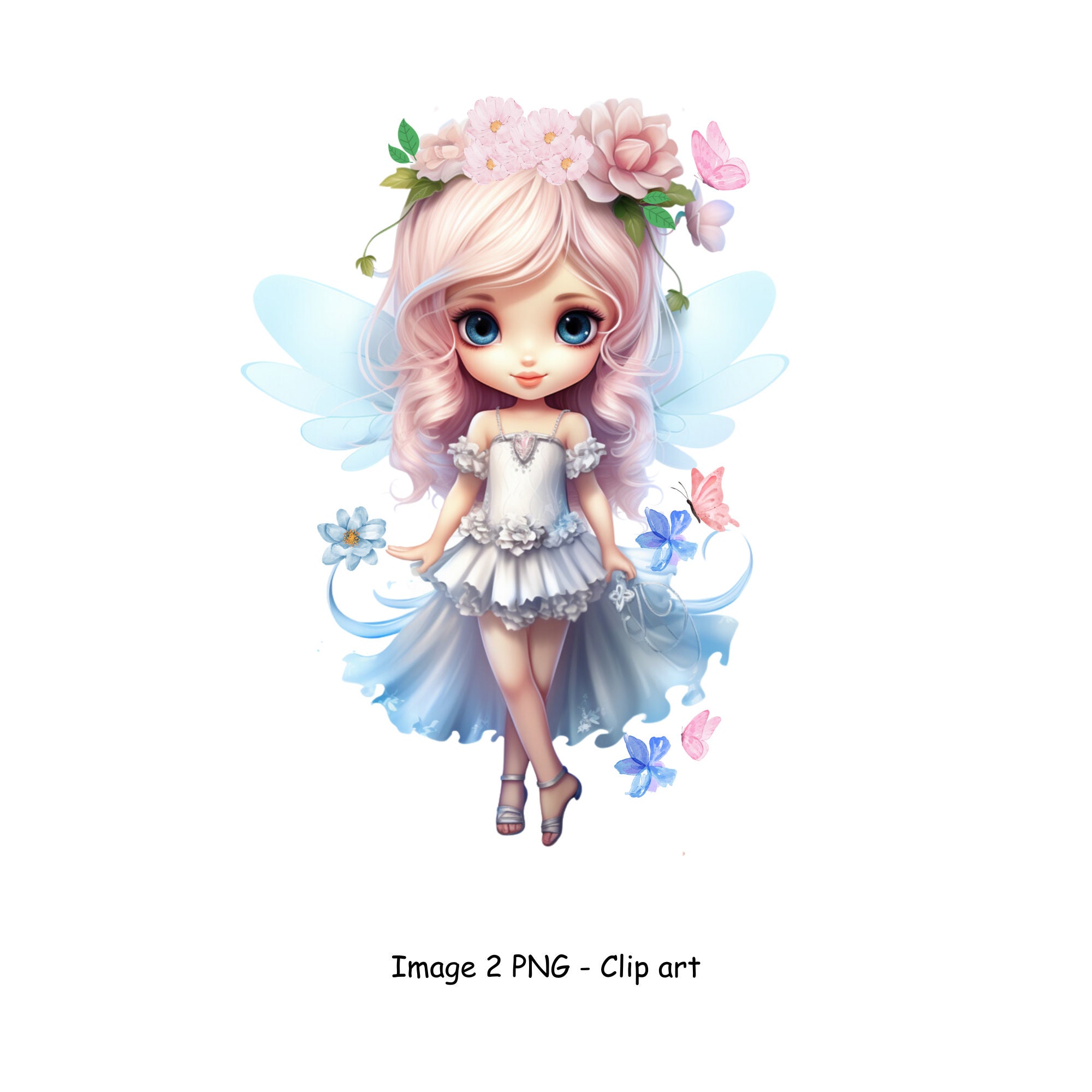 Cute Fairy Clipart, Fairy Clip Art, Fairies Clipart, Watercolor Clipart ...