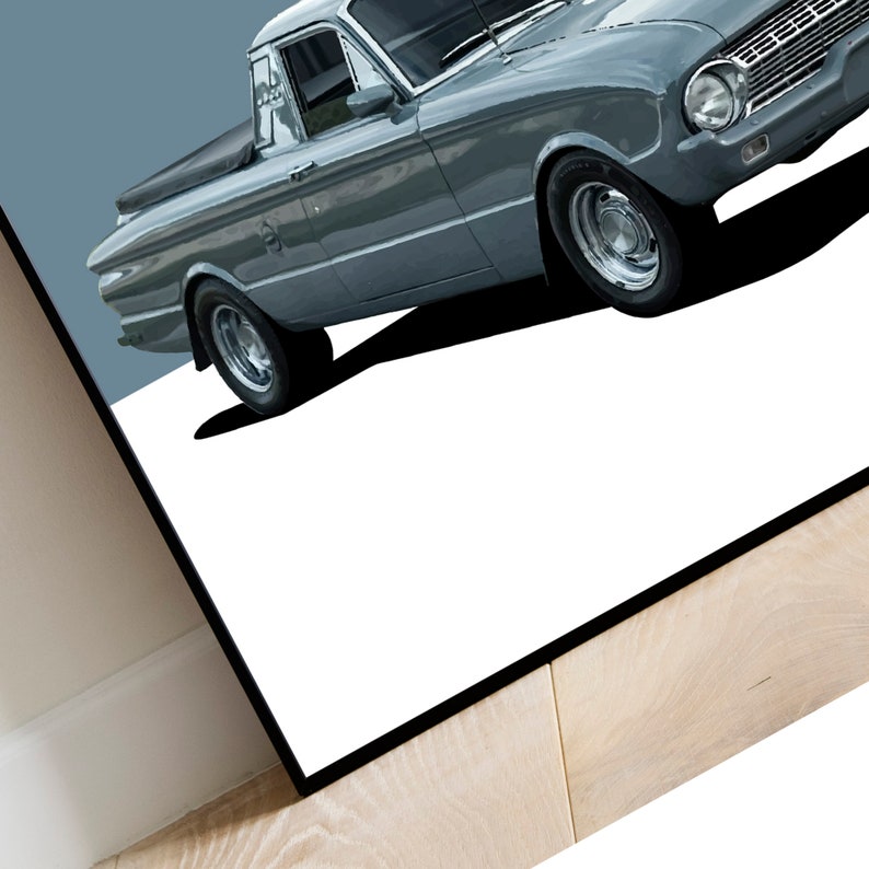 The 1963 Ford Falcon XL UTE Vector Classic Car Poster Vector A3 Ford ...