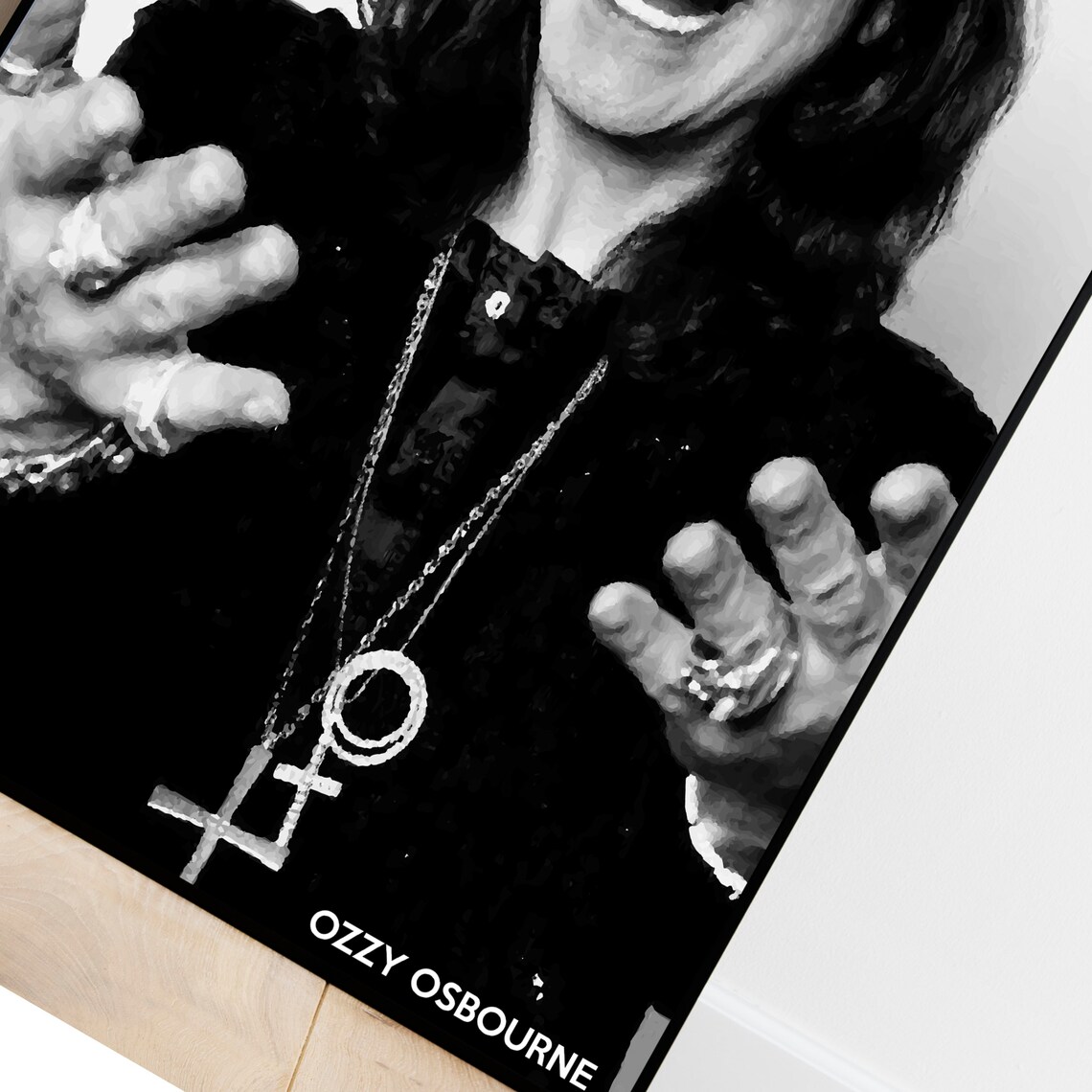 Ozzy Osbourne of Black Sabbath A3 Wall Art Poster Rock Metal Band Music ...