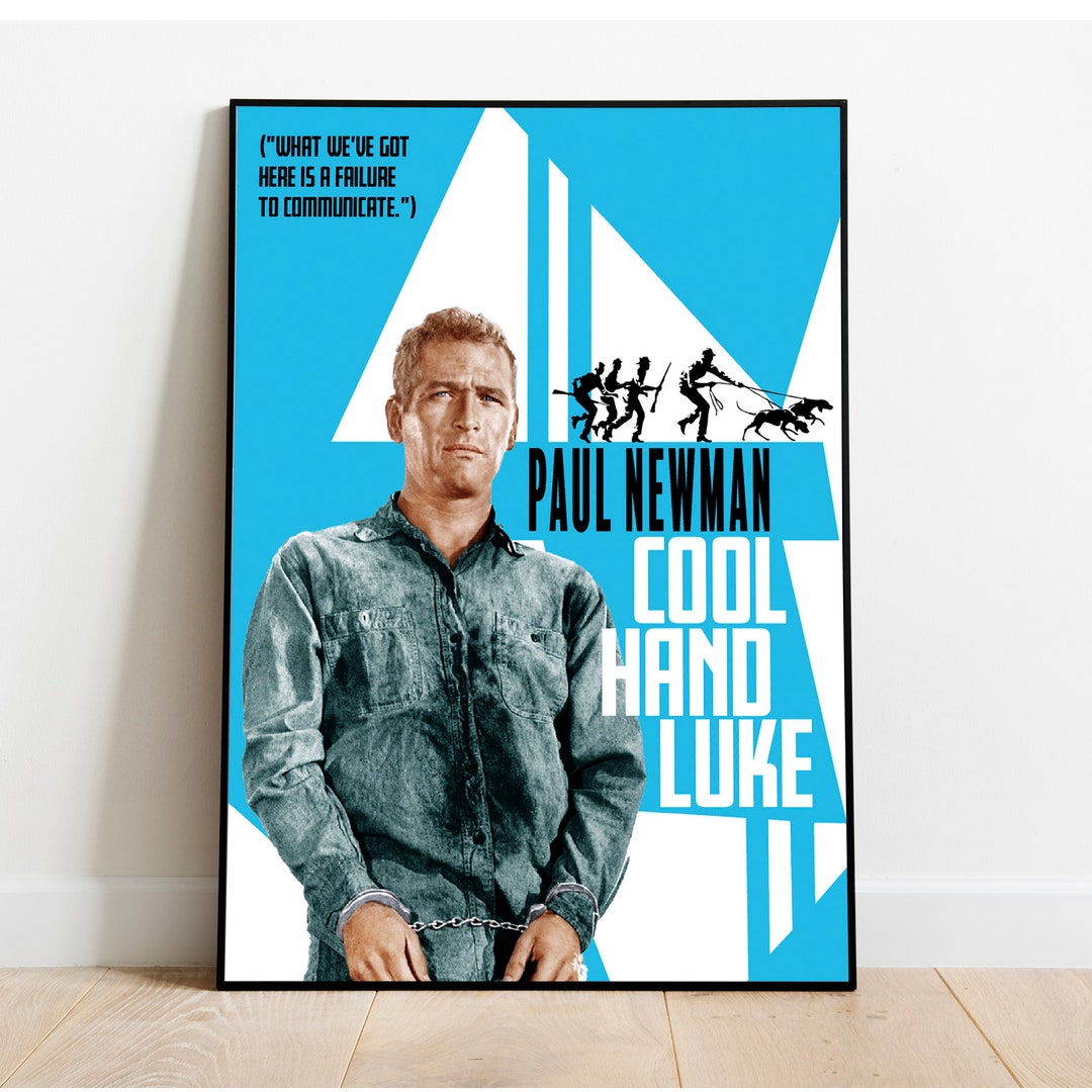 Paul Newman as Cool Hand Luke Military Movie Poster Rare Poster Wall ...
