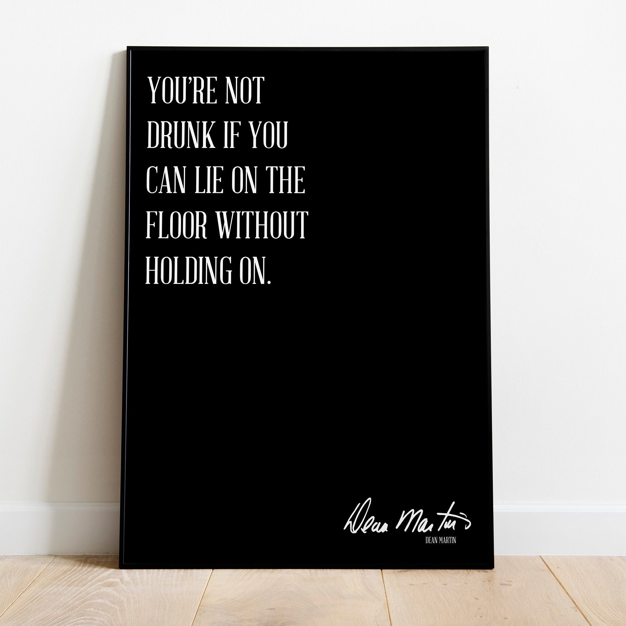Printable Dean Martin Drunk Quote Sign Wedding Reception Art Deco Great ...