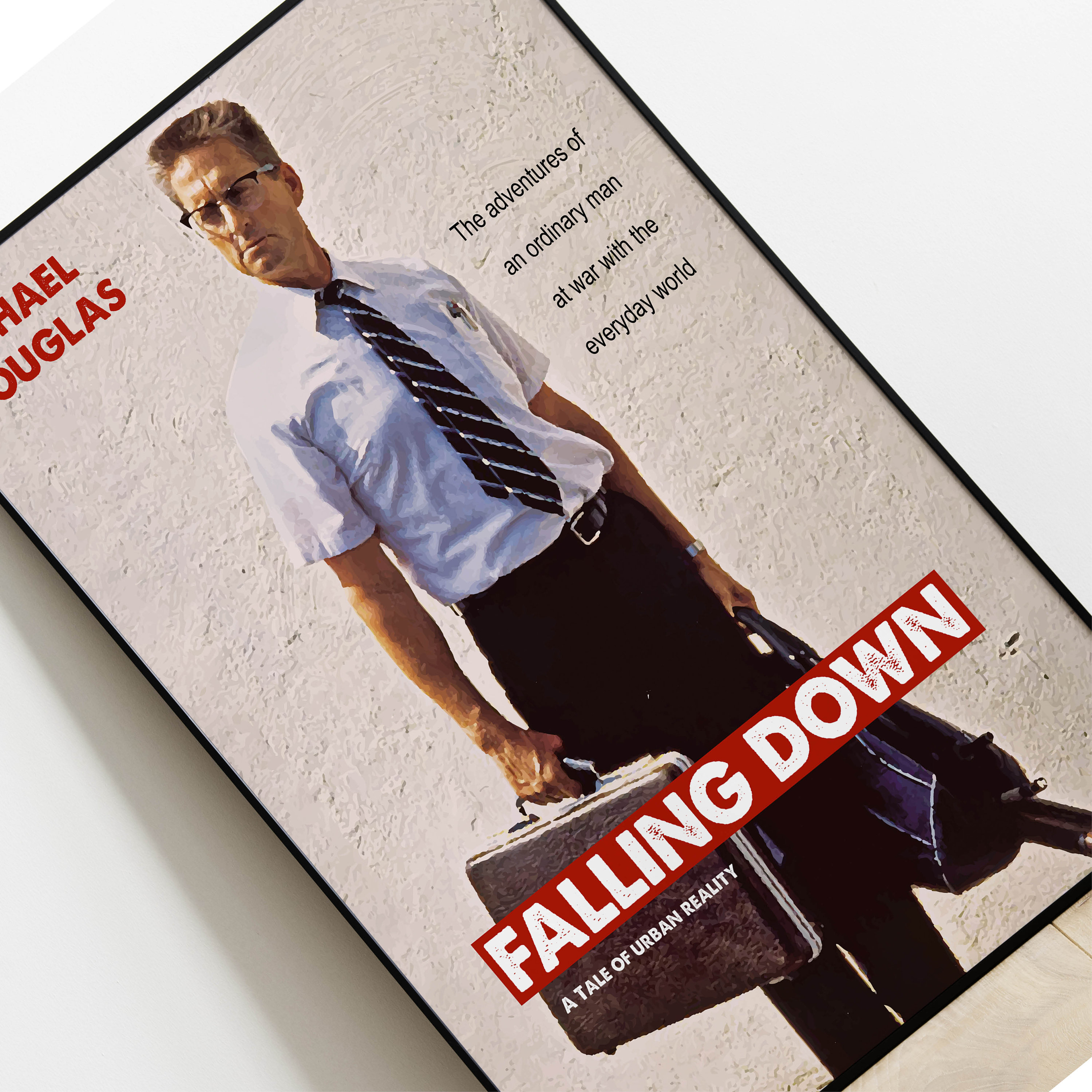 Falling Down Movie Poster 1993 Michael Douglas Inspired - Etsy