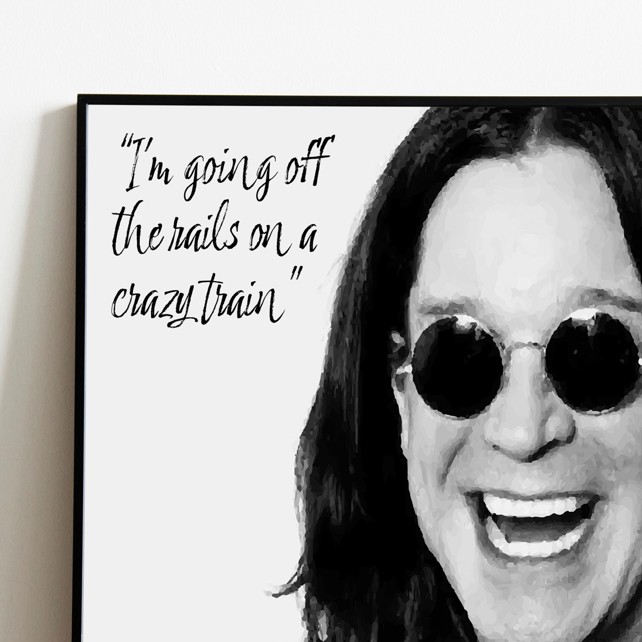 Ozzy Osbourne of Black Sabbath A3 Wall Art Poster Rock Metal Band Music ...