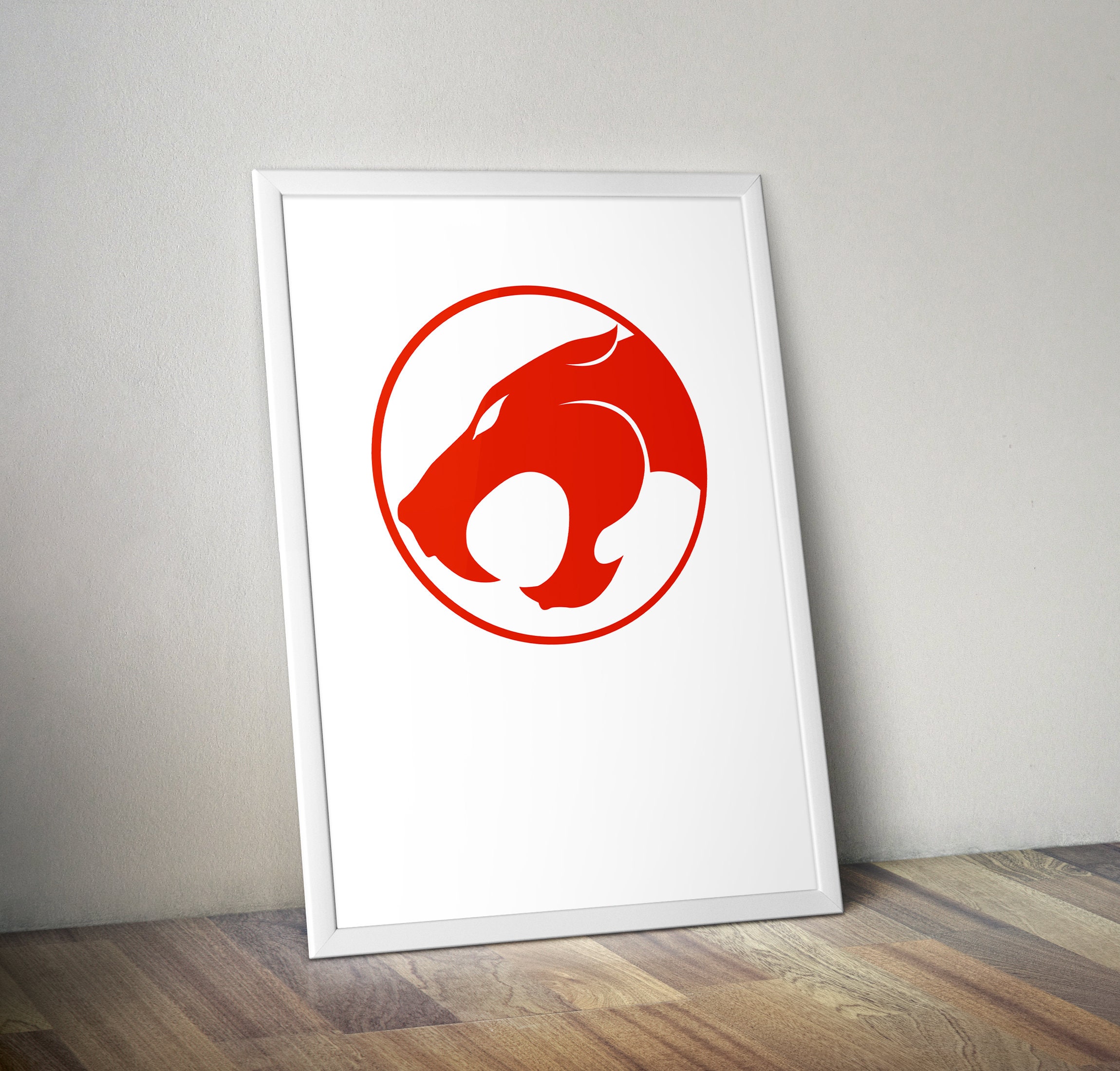 Thundercats Wall Art Thundercats Classic Cartoon Logo Poster Vector ...