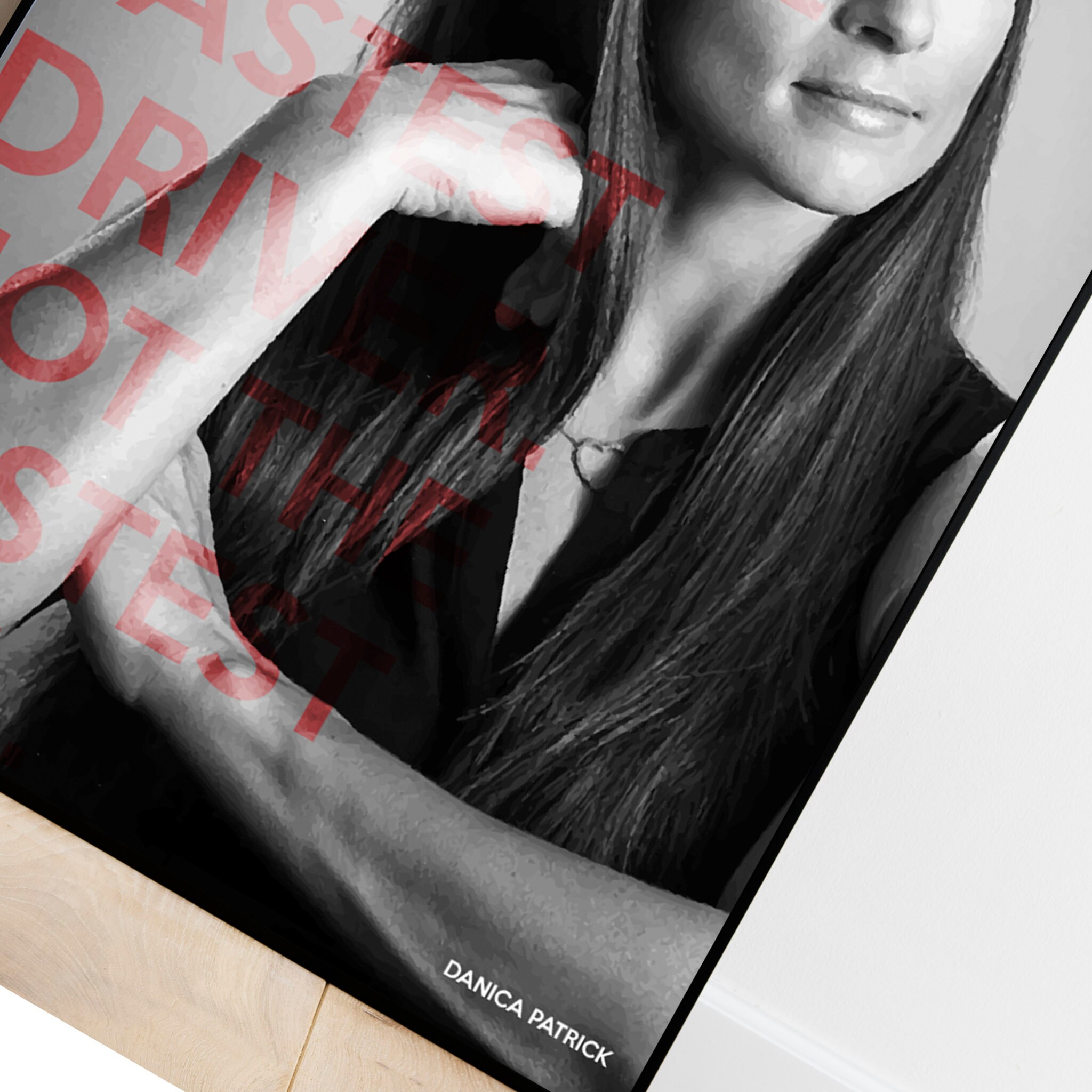 Danica Patrick Vector A3 Poster With Quotation, A3 Vector Poster ...