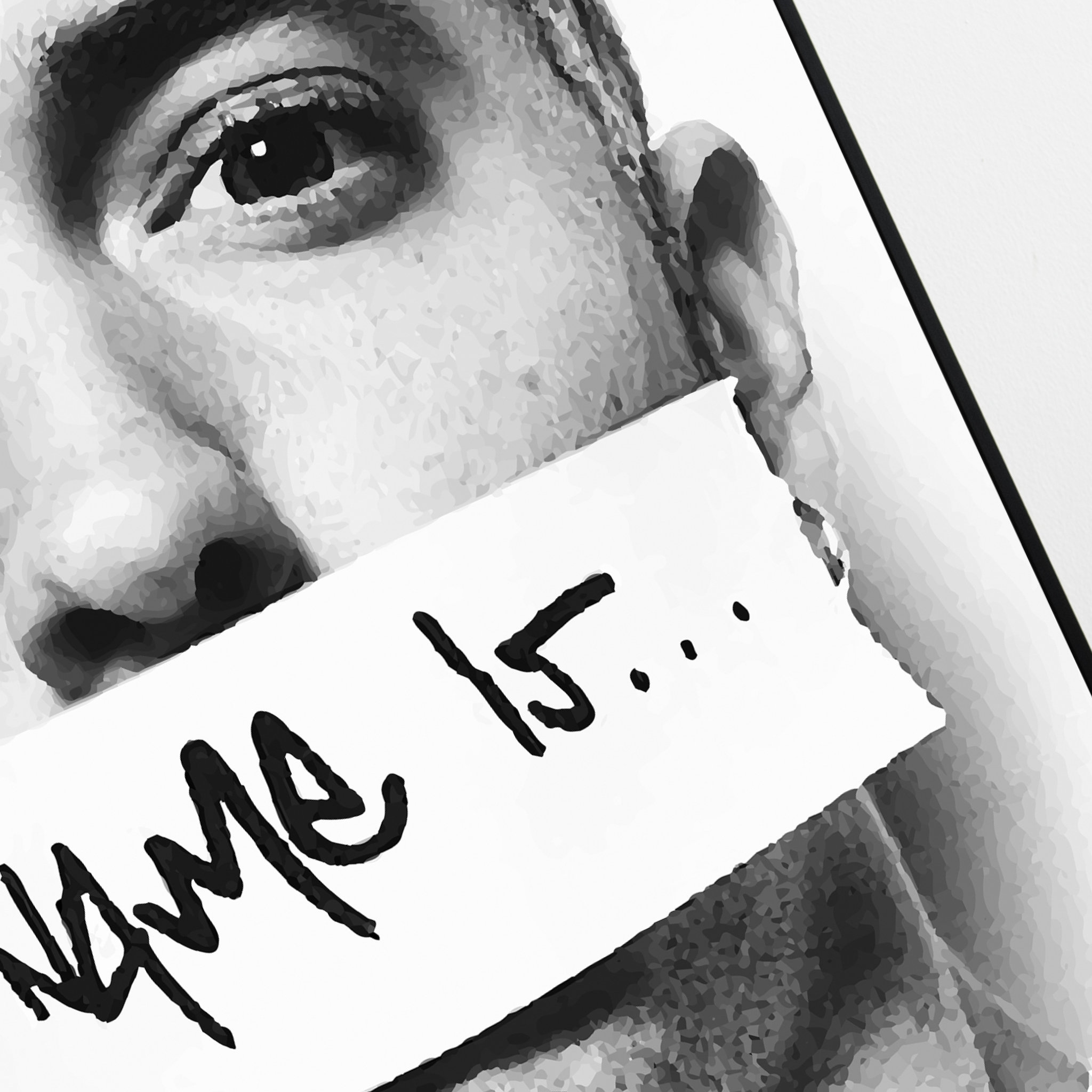 Eminem Rapper A3 Wall Art Poster American Rapper Rap Music Icon Vector ...