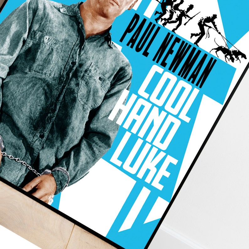 Paul Newman as Cool Hand Luke Military Movie Poster Rare Poster Wall ...
