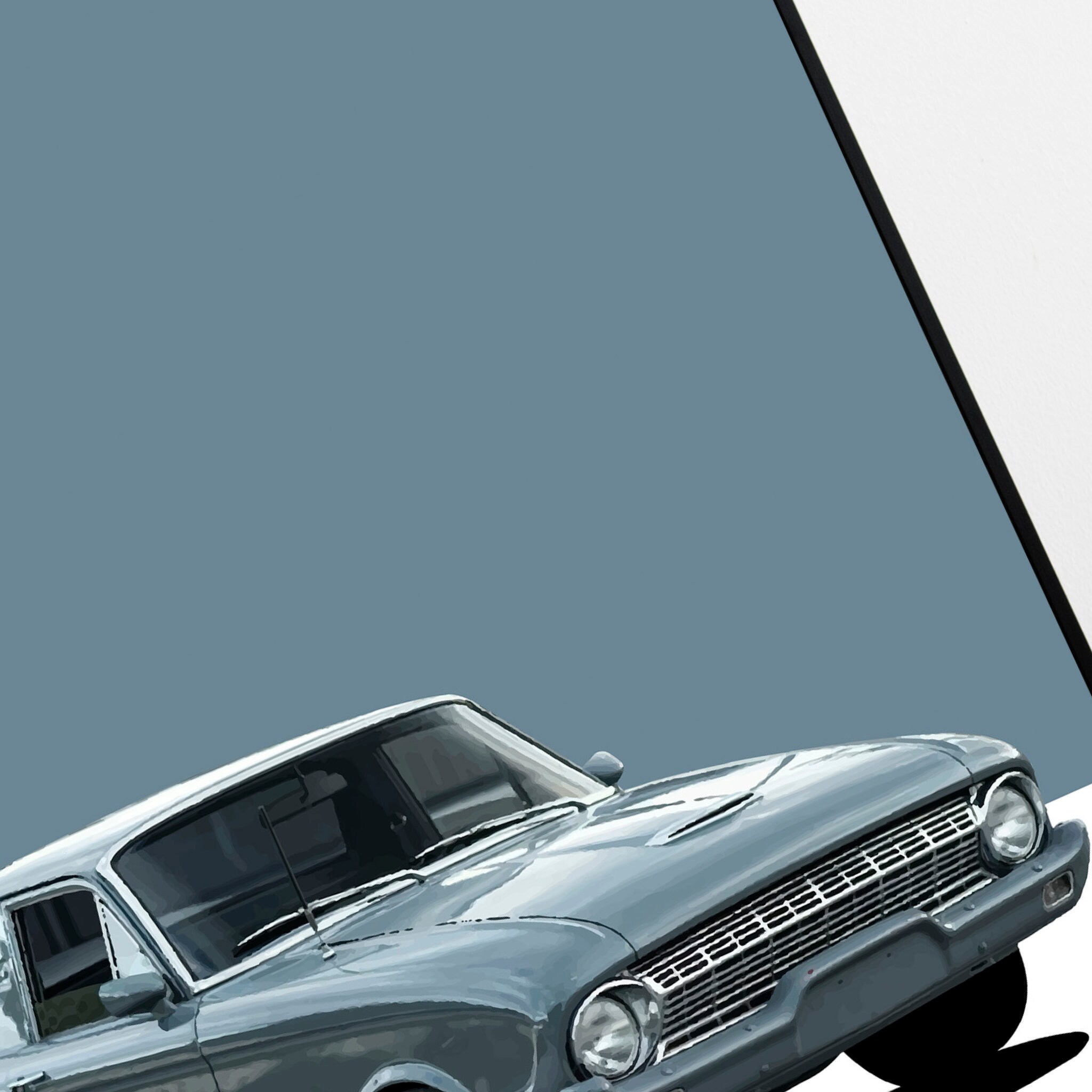The 1963 Ford Falcon XL UTE Vector Classic Car Poster Vector A3 Ford ...