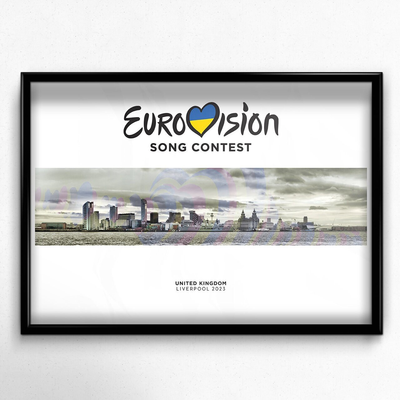 Eurovision Gift Poster Eurovision Wall Art 6 Designs Eurovision ...