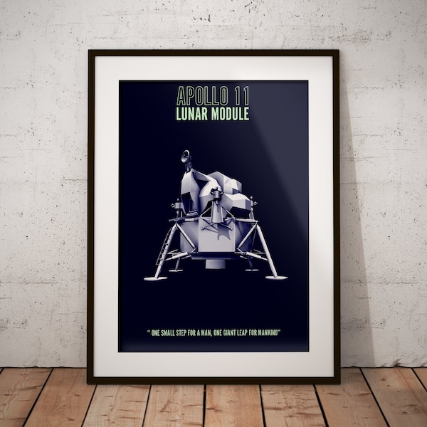 Lunar Module Wall Art - Etsy